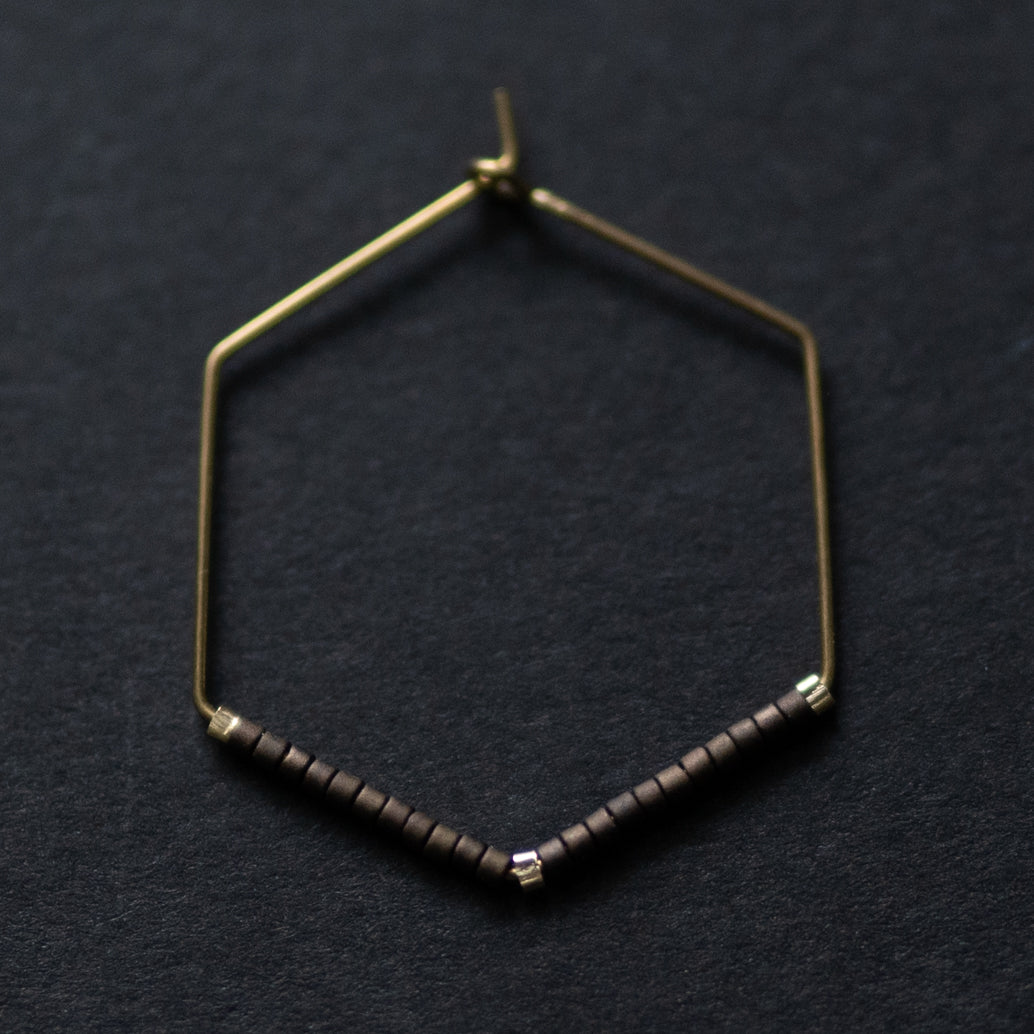 Austin Hexagon hoops - Coffee Shop – Wild Roots Creative